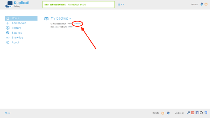 Getting started guide - articles - Duplicati