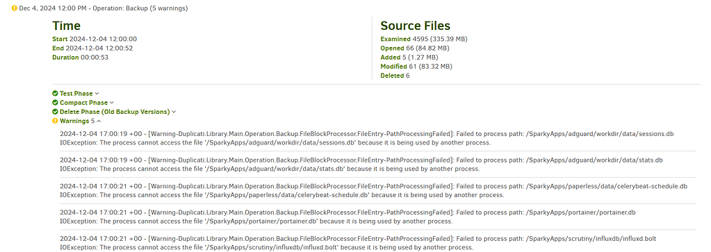 [Warning-Duplicati.Library.Main.Operation.Backup.FileBlockProcessor.FileEntry ...