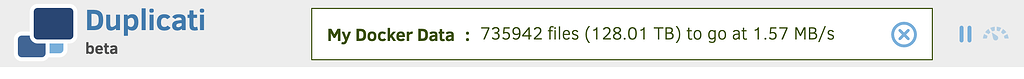 Source size jumped up from 8GB to 128TB - Support - Duplicati