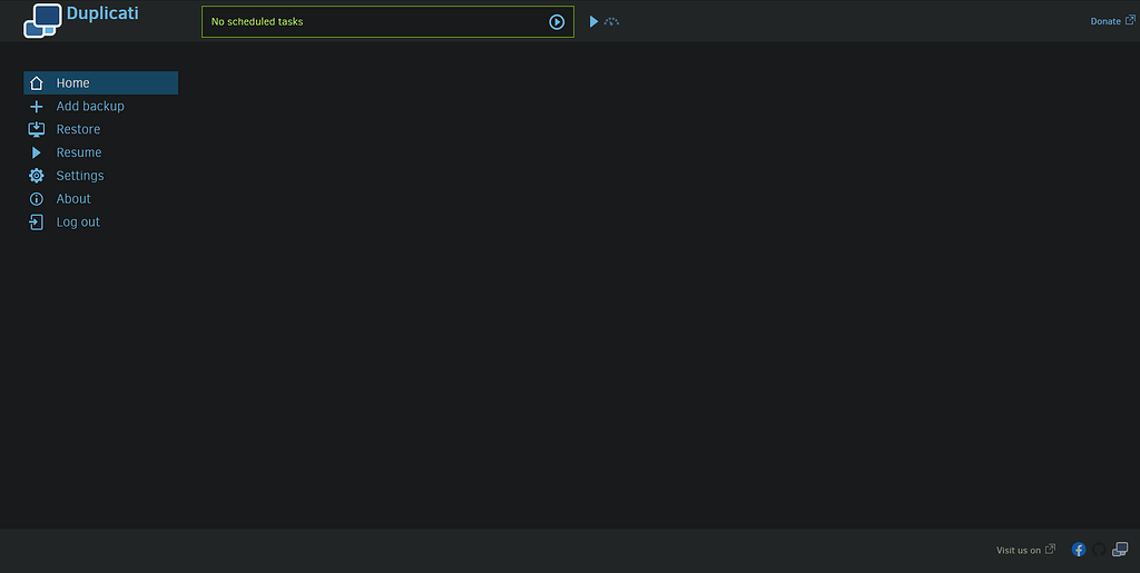No backups are shown on Web UI with console Errors - Support - Duplicati