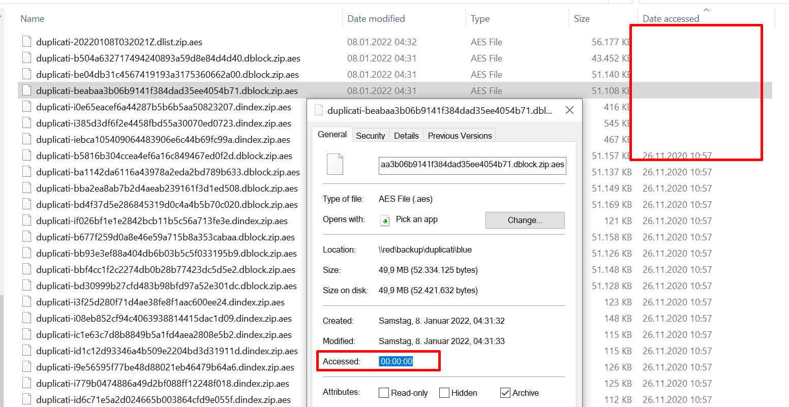 Error while running backup due to invalid timestamp - Support - Duplicati