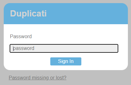 Duplicati Login Error - Support - Duplicati